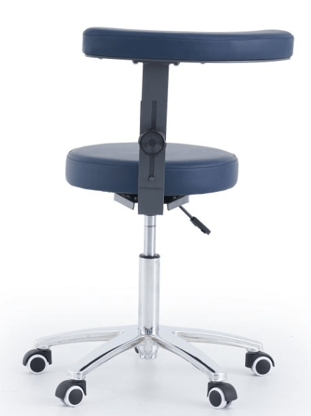 Pacific Round Top Gas List Stool with Arm Rest